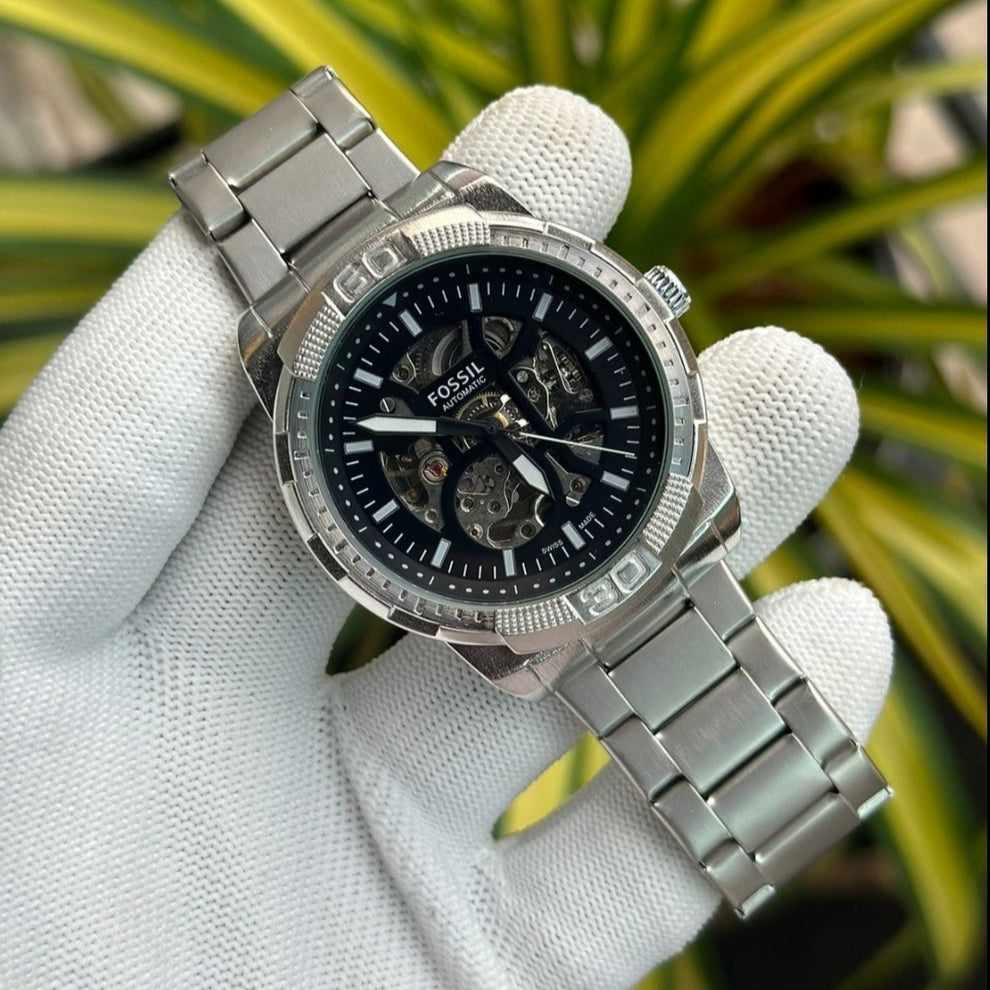 AUTOMATIC STAINLESS STEEL WATCH – Brandstoreonlineshoppy by Mefryl Boutique
